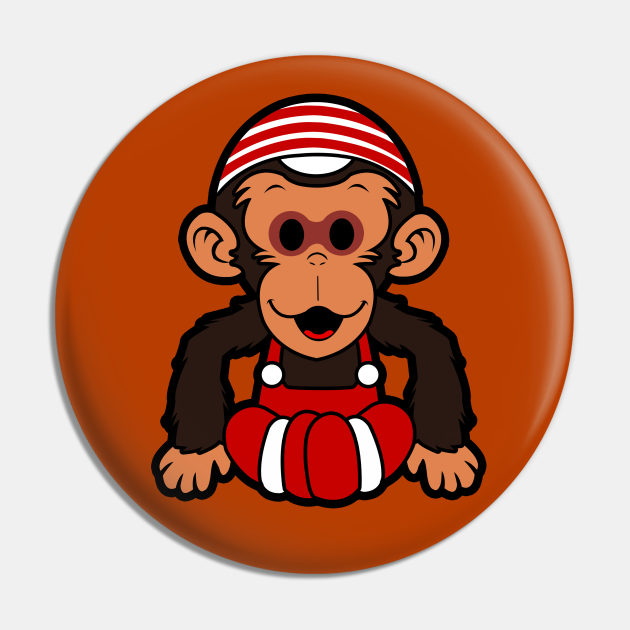 Cute Chim Chim Speed Racer Monkey - Speed Racer - Pin | TeePublic