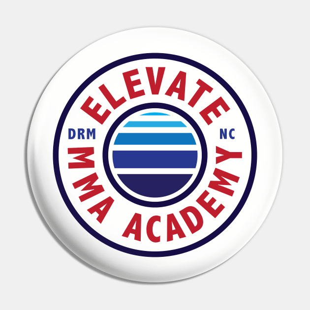 Elevate MMA Academy Circle Logo - Jiu Jitsu - Pin | TeePublic