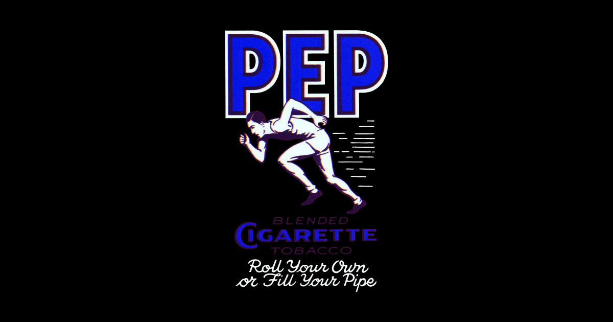 1920's Pep Cigarette Tobacco - Tobacco - Sticker | TeePublic