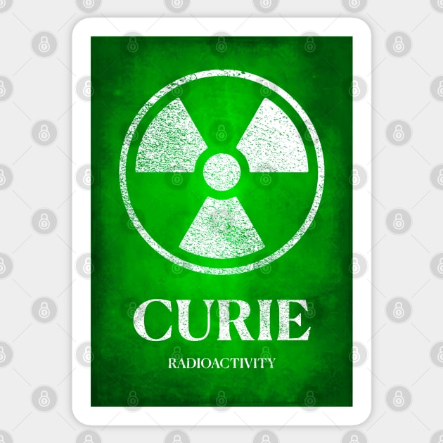 Marie Curie Radioactive Women in Science Poster - Hope - Sticker ...