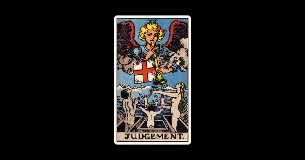 XX. Judgement Tarot Card - Judgement Tarot Card - Sticker | TeePublic
