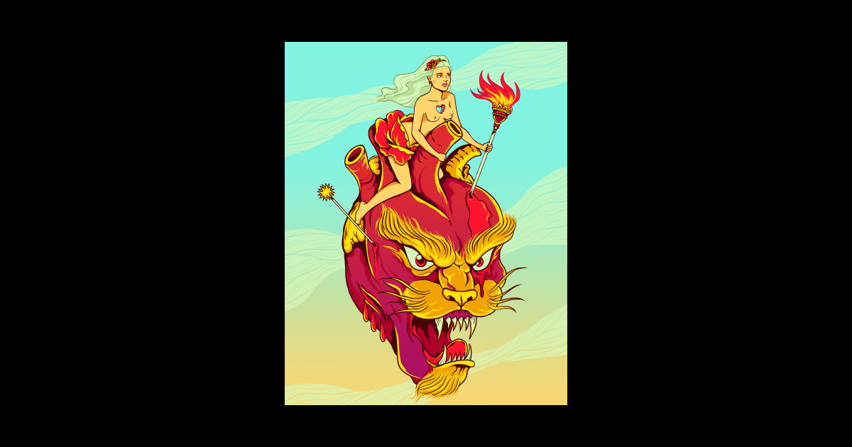 Heart Tiger - Hert Tiger - Sticker | TeePublic