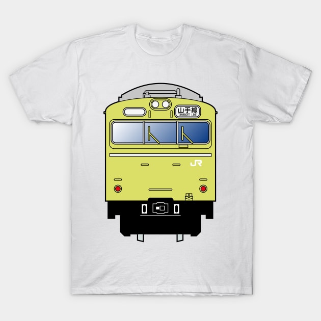 Tokyo Yamanote Line Train - 103 series - Japan - T-Shirt | TeePublic