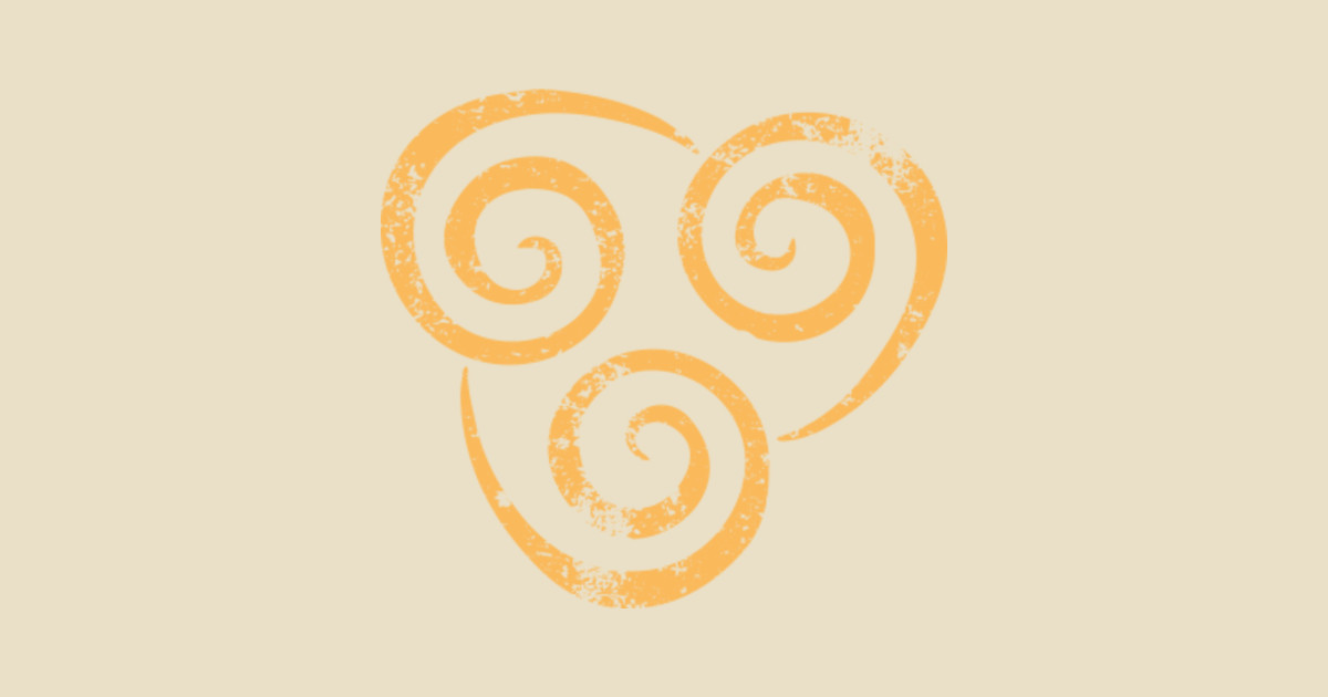 Airbending Logo · Distressed - Avatar - Magnet | TeePublic