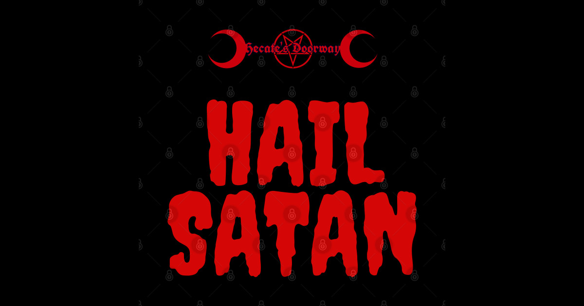Hail Satan - Satan - Sticker | TeePublic