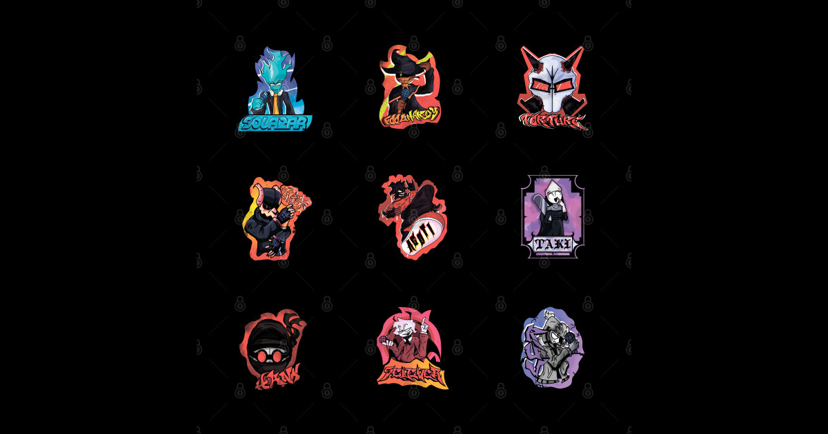 fnf stickers - Fnf - Sticker | TeePublic