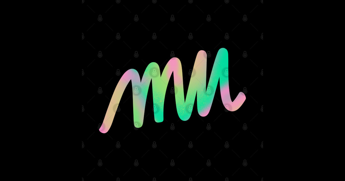 Greek Alphabet: mu (pastels) - Mu - Sticker | TeePublic