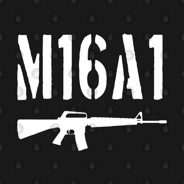 M16 A1 US Rifle - M16 Rifle - Long Sleeve T-Shirt | TeePublic