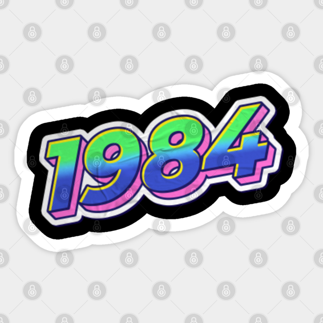 1984 - 1984 - Sticker | TeePublic