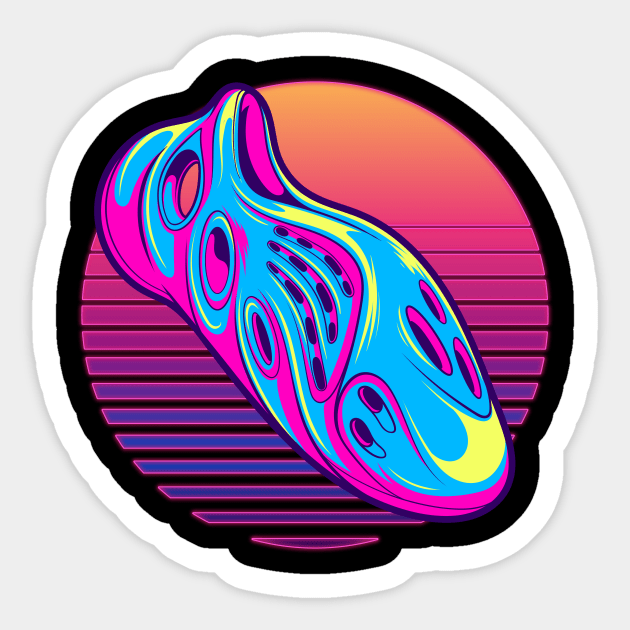 Hypebeast Slide Sneaker - Hypebeast Slide Sneaker - Sticker | TeePublic
