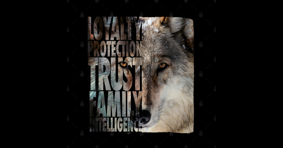 Wolf guide - Wolf - Sticker | TeePublic