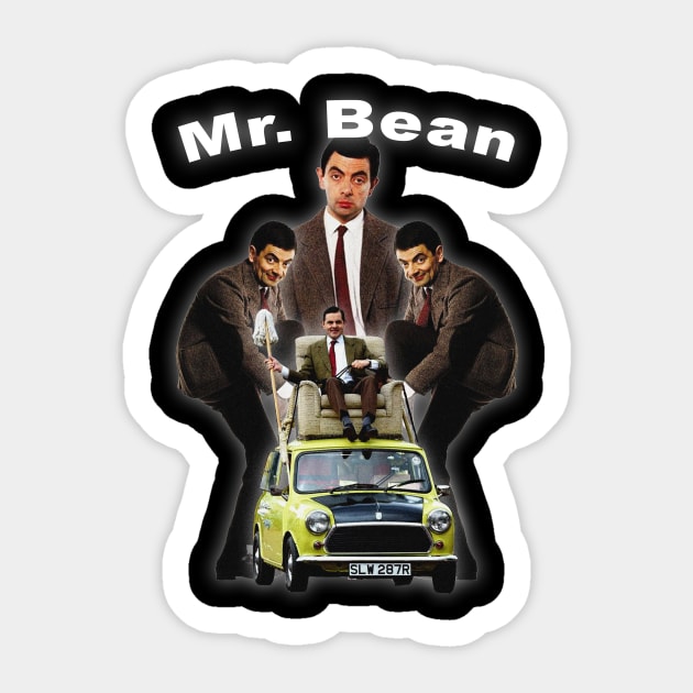 Mr. Bean - Mr Bean - Sticker | TeePublic