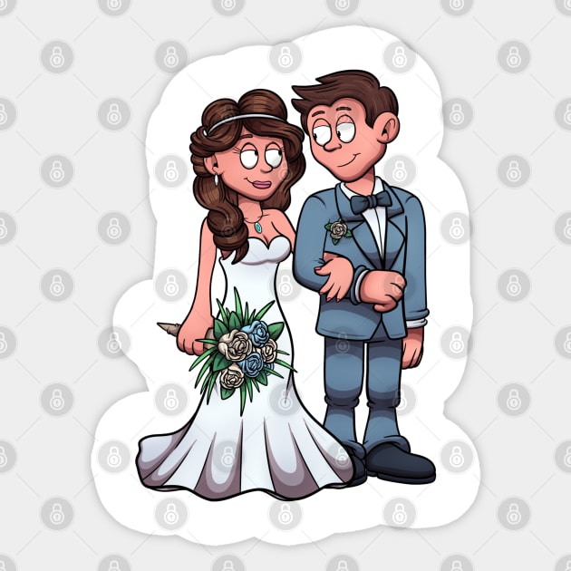 Married Couple - Married Couple - Sticker | TeePublic