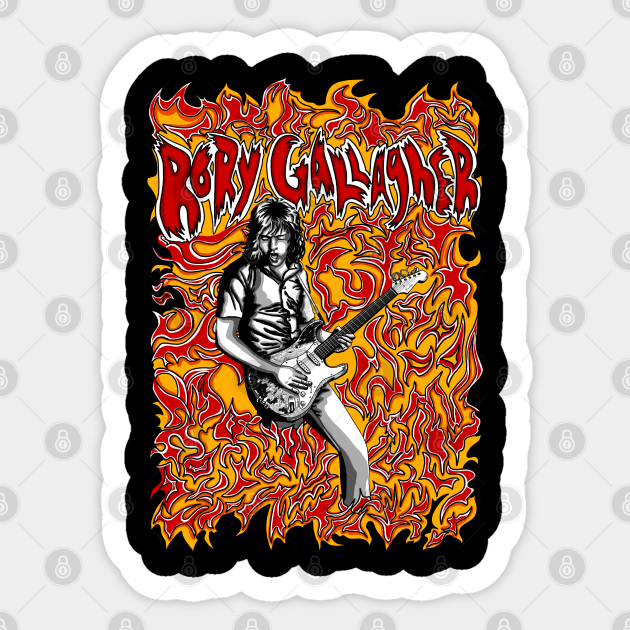 Rory Gallagher - Rory Gallagher - Sticker | TeePublic