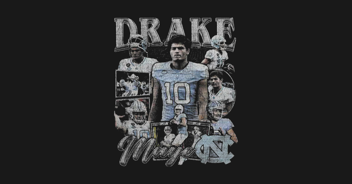 Drake Maye Vintage - Drake Maye - T-Shirt | TeePublic