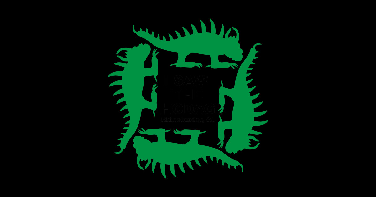 I Saw the Hodag Marching Hodags - Hodag - Sticker | TeePublic