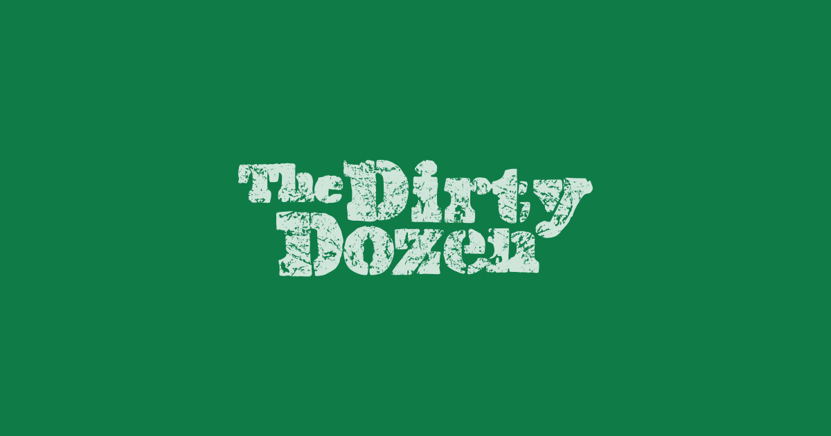 The Dirty Dozen logo (white) - Dirty Dozen - T-Shirt | TeePublic