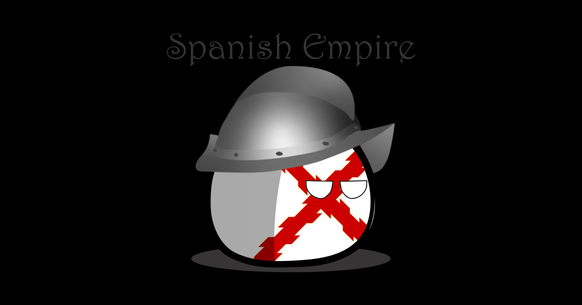 Spanish Empireball - Countryball - Countryball - Sticker | TeePublic
