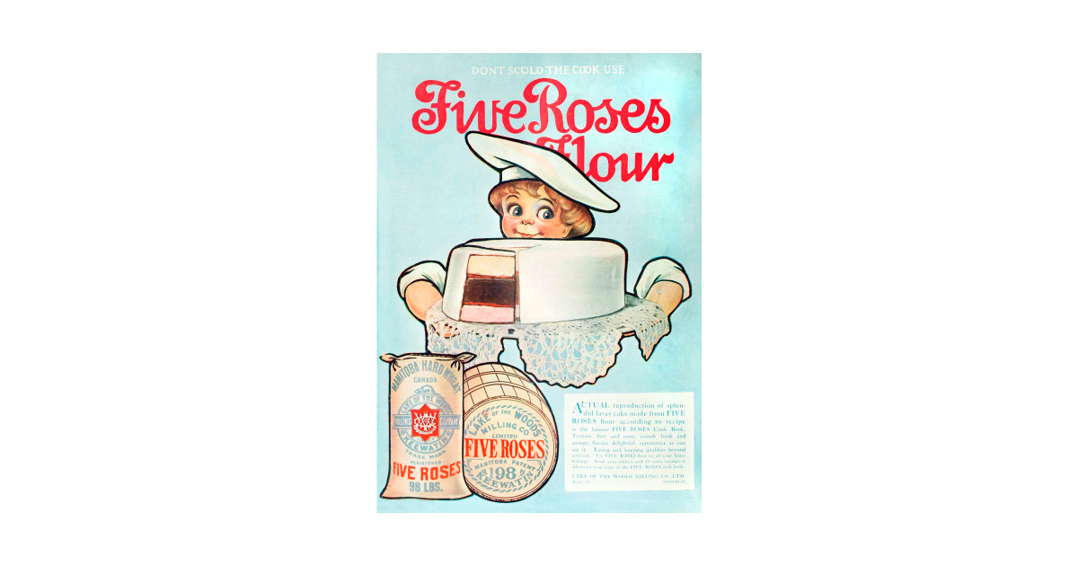 Five Roses Flour Ad - Vintage Ad - T-Shirt | TeePublic
