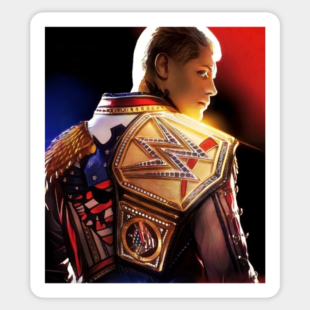 The Champion Cody Rhodes - Cody Rhodes - Sticker | TeePublic