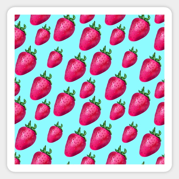 large strawberry template