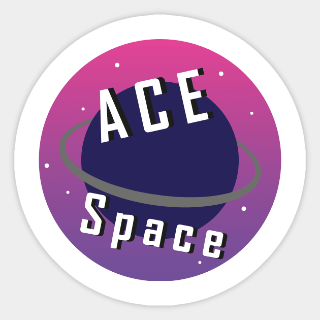 Ace Space - Pride Month - Sticker | TeePublic
