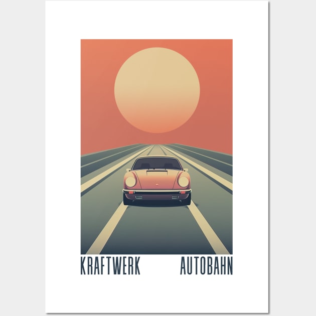 Kraftwerk --- Autobahn --- Retro Aesthetic Original Design - Kraftwerk ...