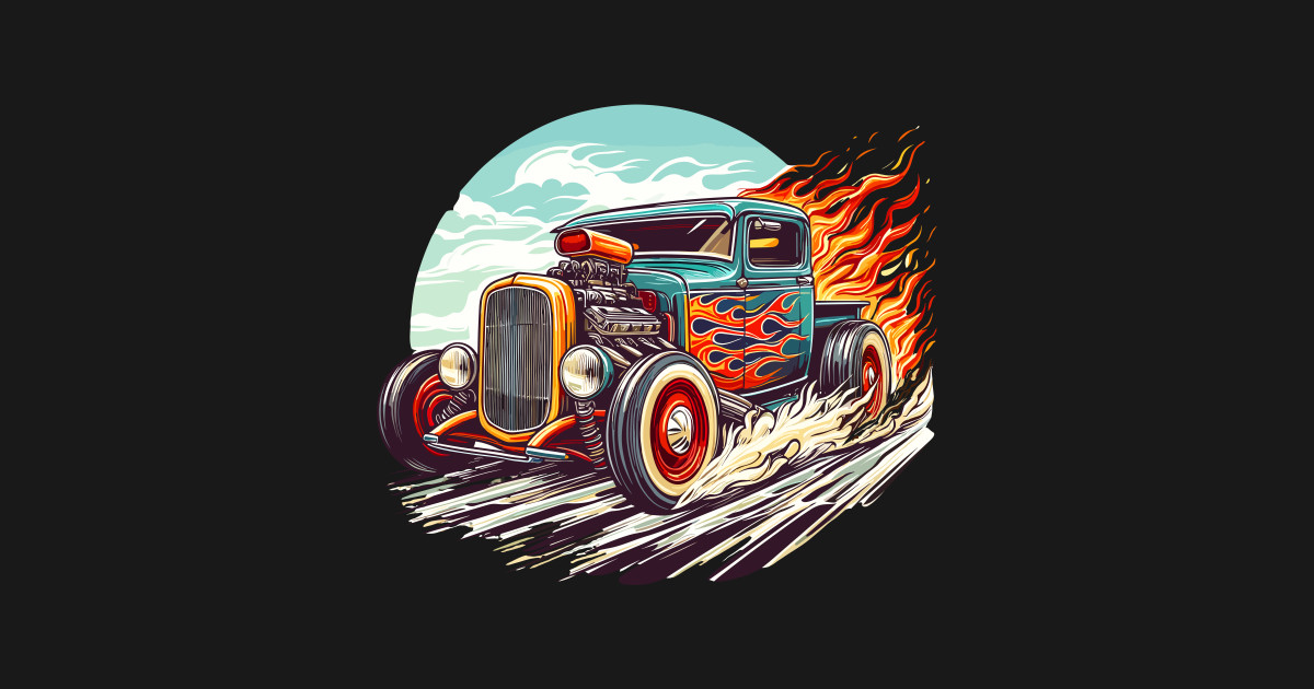 Hot Rod Truck Hot Rod Pick up Rat Rod Vintage Hot Rod - Hot Rod Truck ...