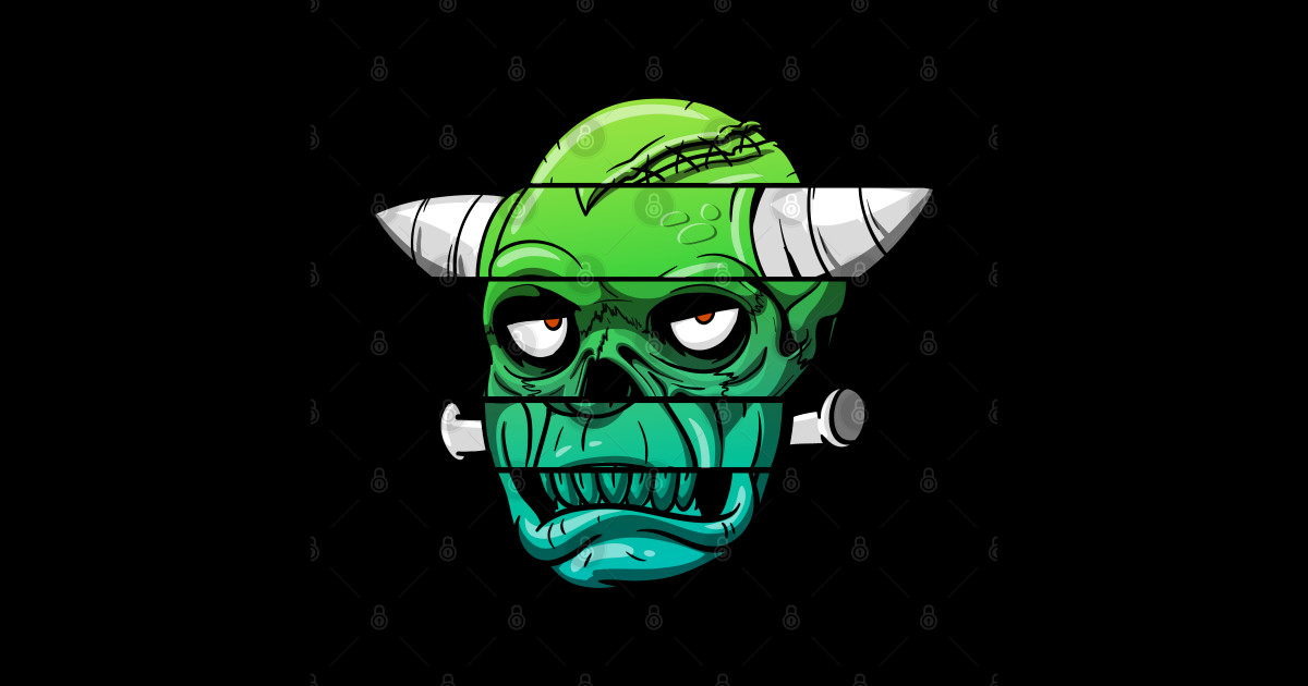 Orc Frankenstein - Frankensteins Monster - Sticker | TeePublic