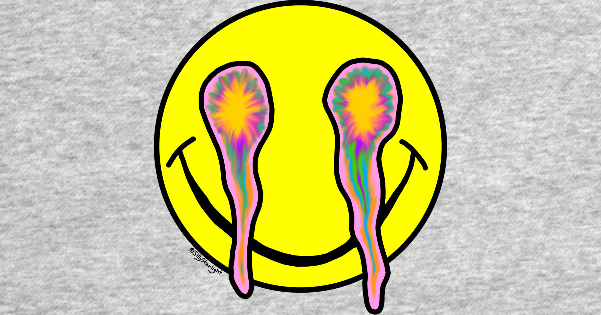 Trippy Smiley - Trippy - T-Shirt | TeePublic