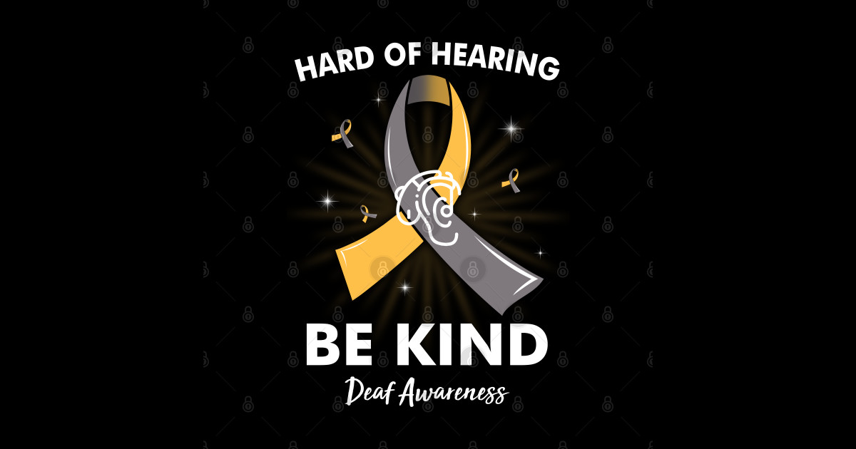 Cool Deaf Awareness Survivor Birthday Shirt Be Kind Hard Of Hearing ...