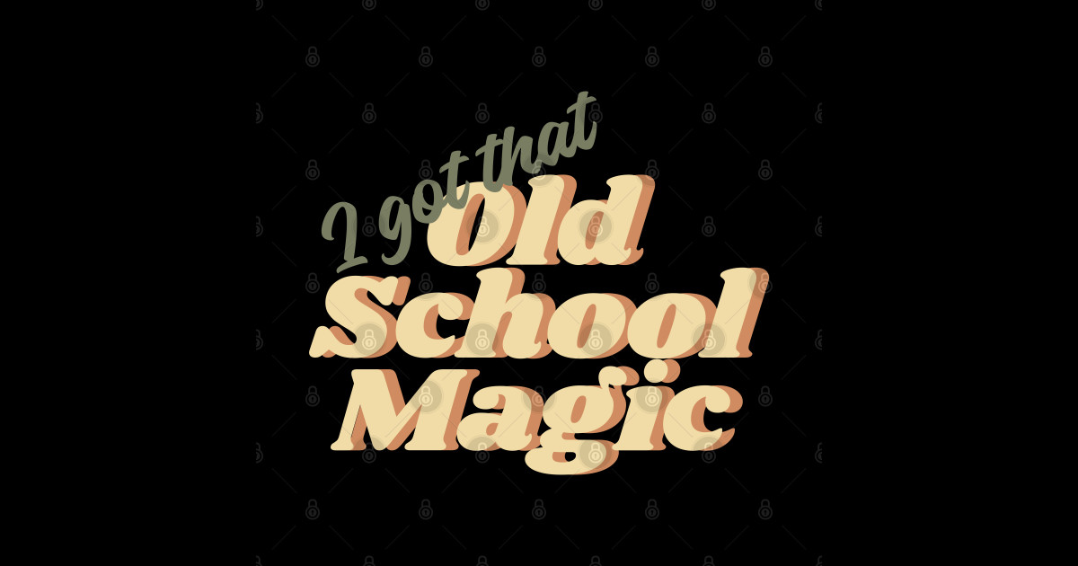 Old School Magic - Old School - Sticker | TeePublic