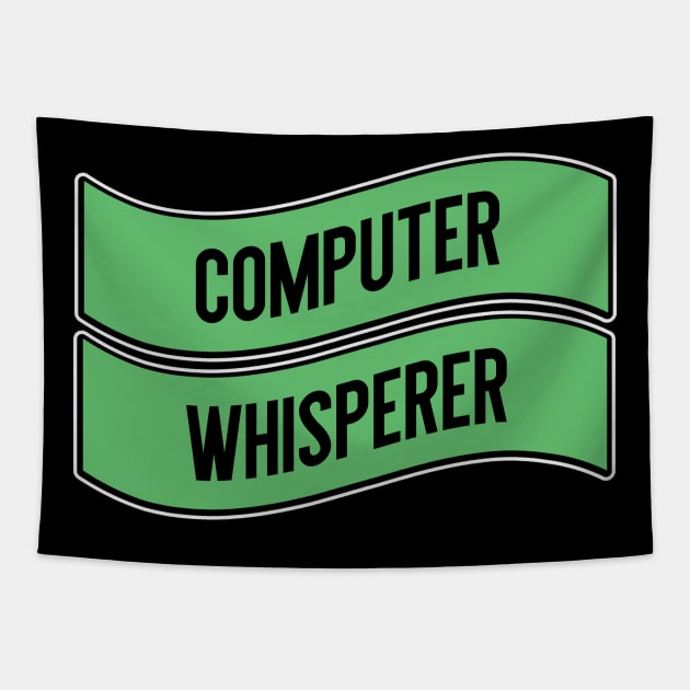 Computer Whisperer Nerd - Computer Whisperer - Tapestry | TeePublic