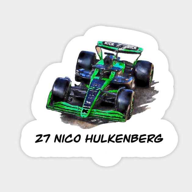 F1 Car and Driver - Formula One - Sticker | TeePublic