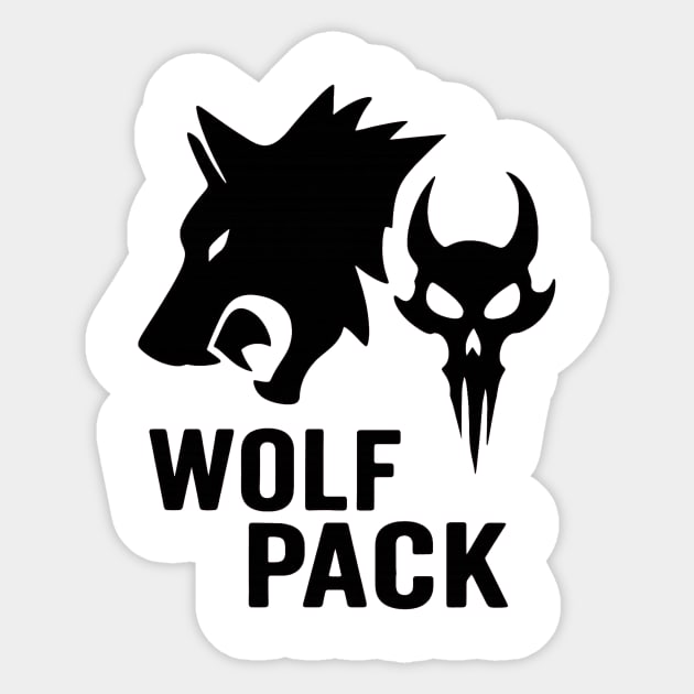 Ironwolf Clan – Wolf Pack Tribal Emblem - Ironwolf Clan - Sticker ...