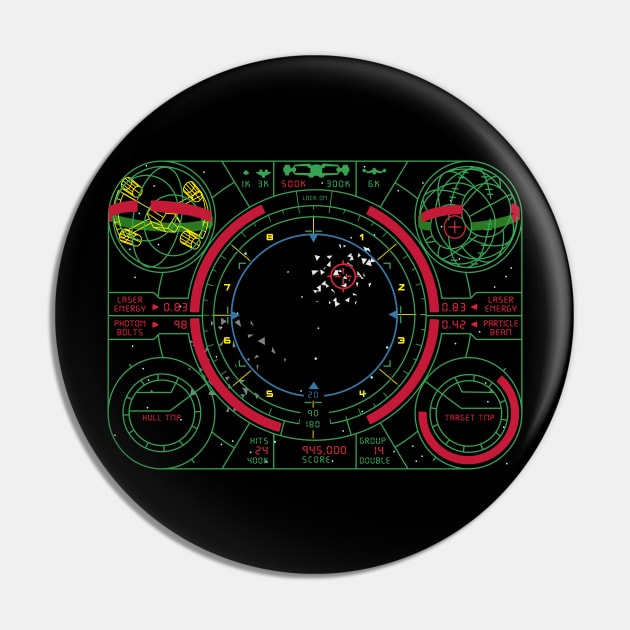 Last Starfighter HUD - The Last Starfighter - Pin | TeePublic