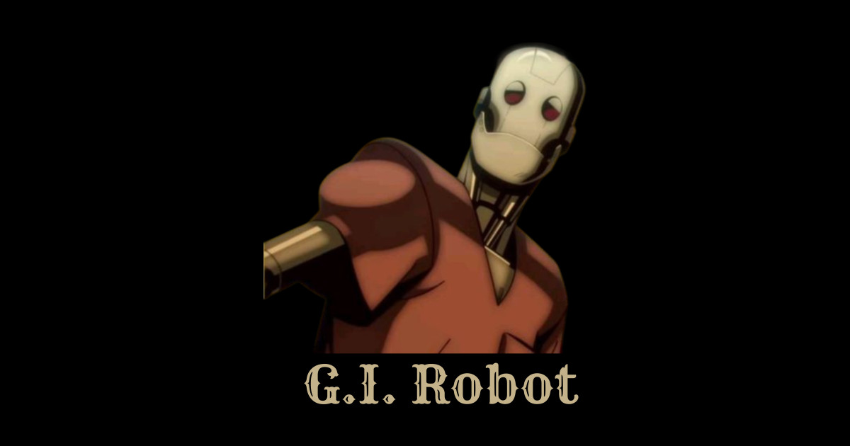 gi robot - Gi Robot Idea - Sticker | TeePublic