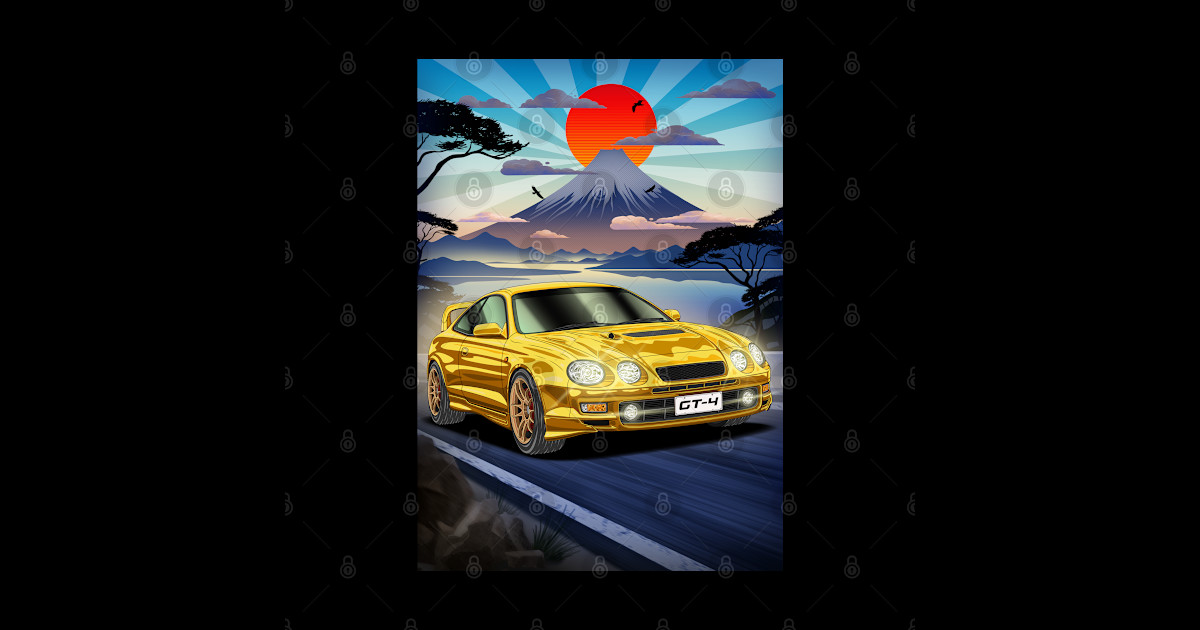 Toyota Celica GT-4 ST205 Japanese Style - Toyota Celica - Posters and ...