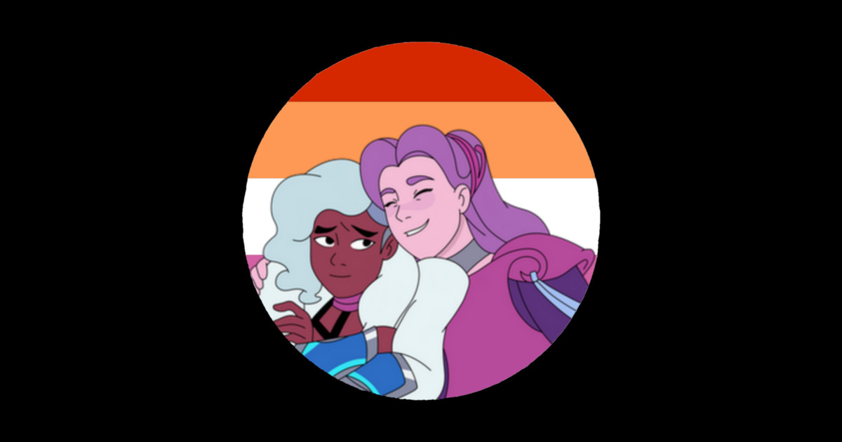 Spinnetossa She-Ra Lesbian Flag SPOP - Shera - Sticker | TeePublic