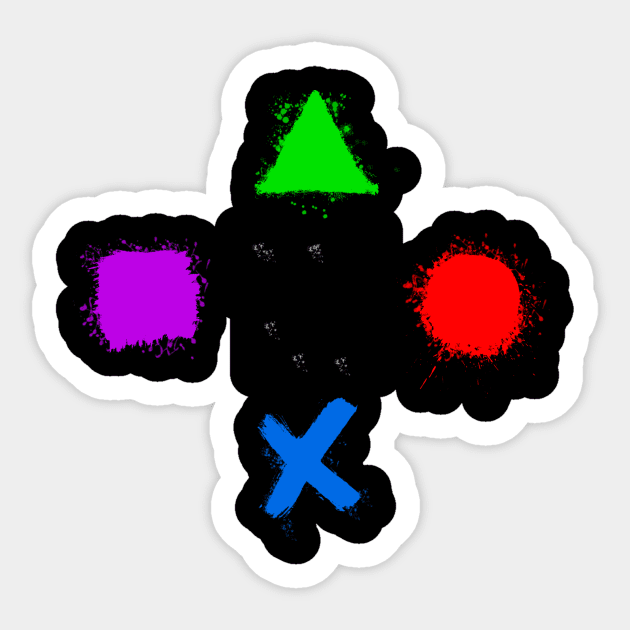 Let's Play! - Playstation - Sticker | TeePublic