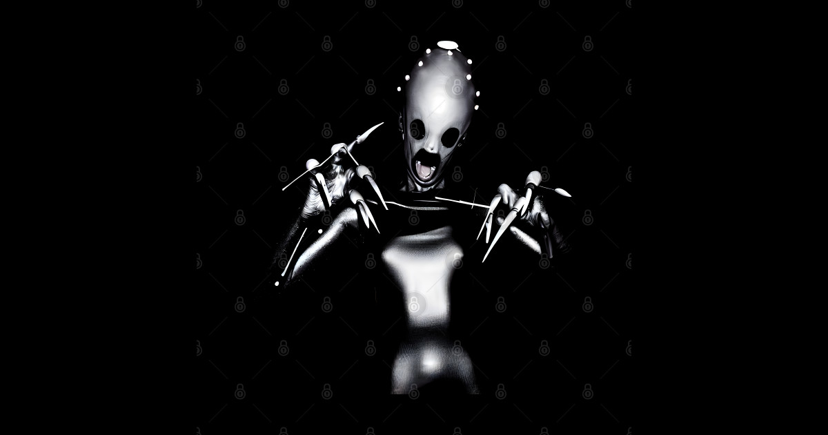 Weirdcore Alien - Alien - Sticker | TeePublic