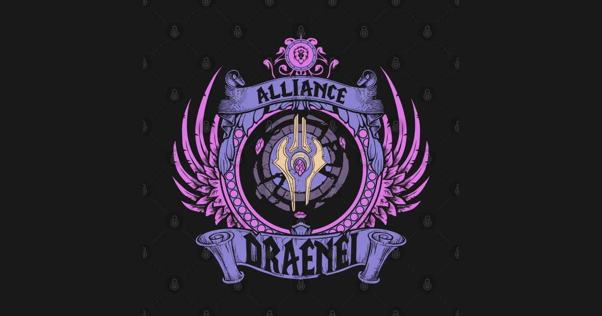DRAENEI - CREST - World Of Warcraft - T-Shirt | TeePublic