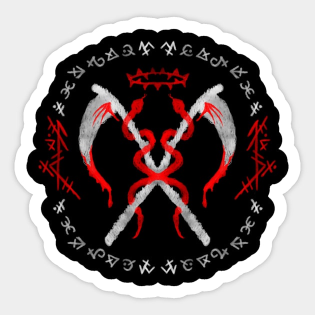 Arcane Serpent Sigil - Serpent - Sticker | TeePublic