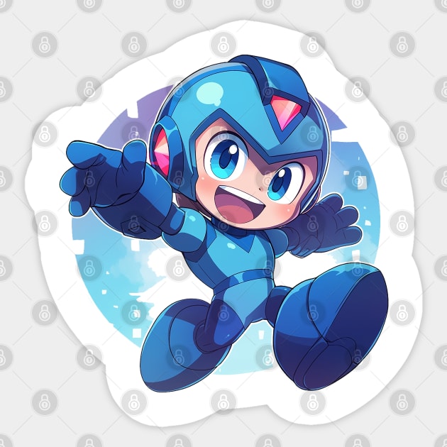 megaman - Megaman - Sticker | TeePublic