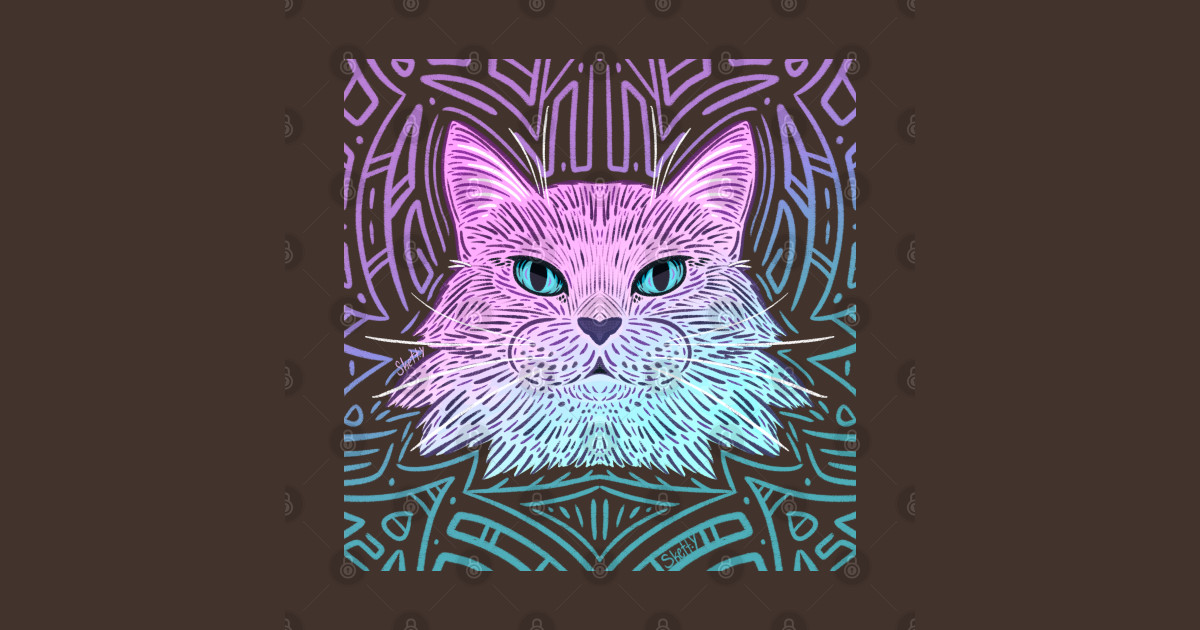 Lumina - Cat - T-Shirt | TeePublic