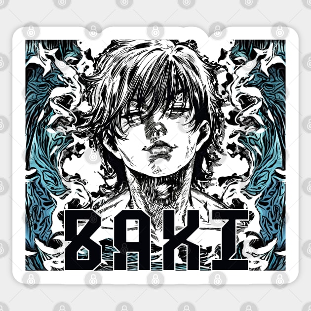 Baki - Baki Hanma Anime - Sticker | TeePublic