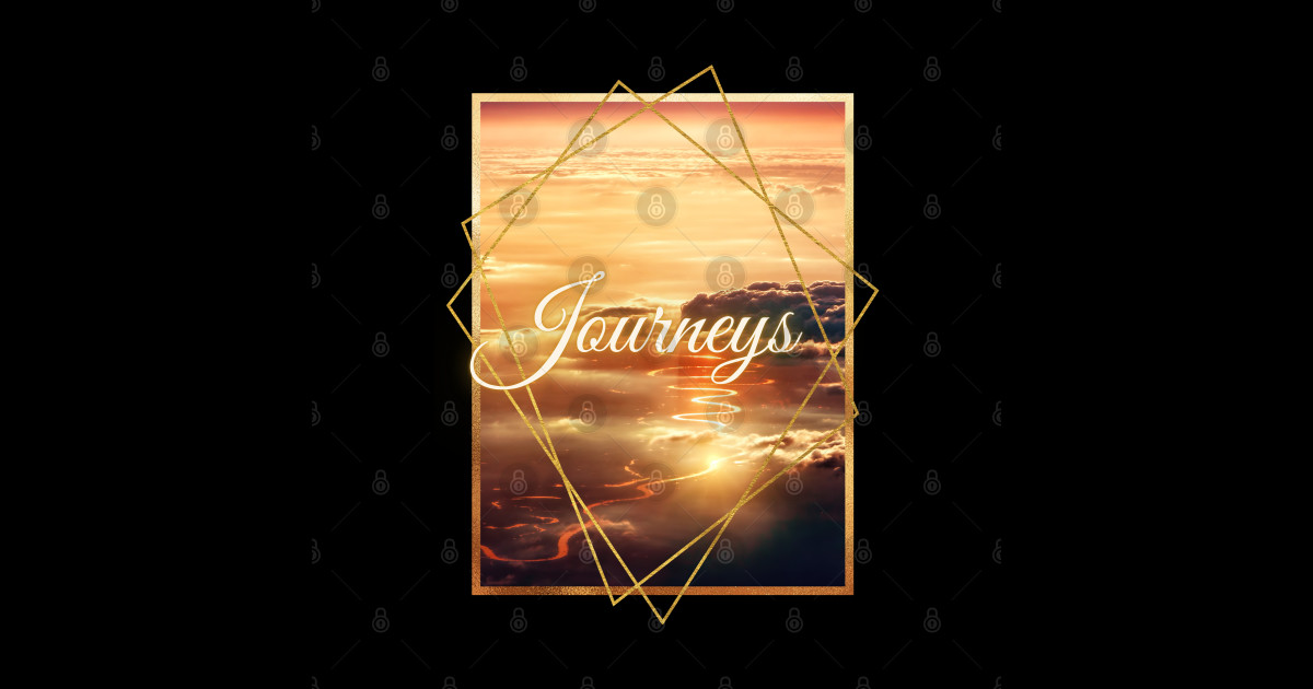 Golden Journeys - Journey - Sticker | TeePublic