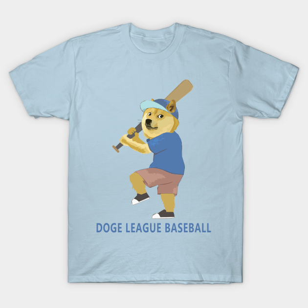 Baseball Doge - Baseball - T-Shirt | TeePublic