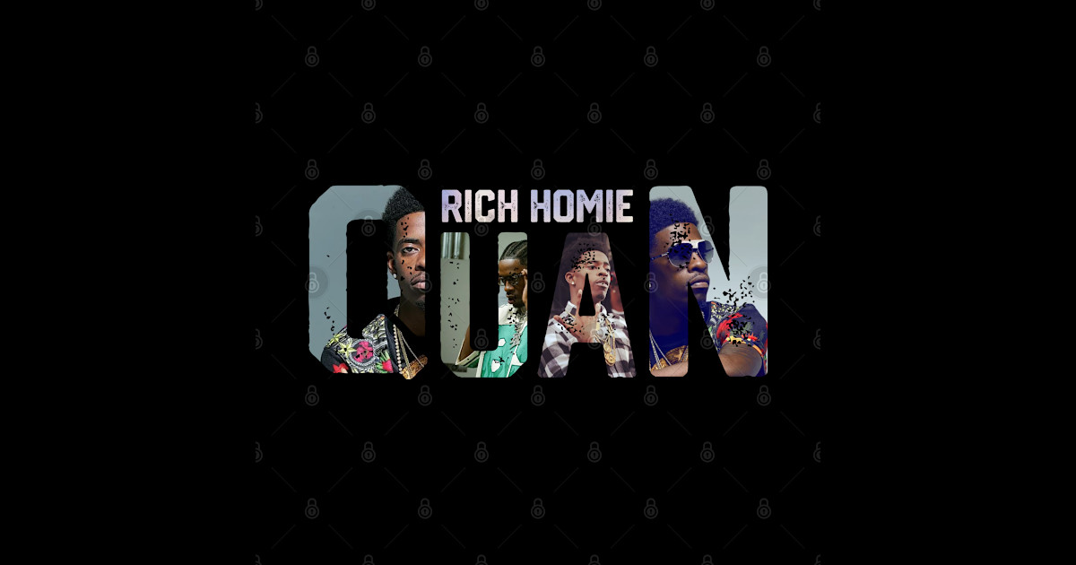 Rich Homie Quan Essential - Rich Homie Quan - Sticker | TeePublic