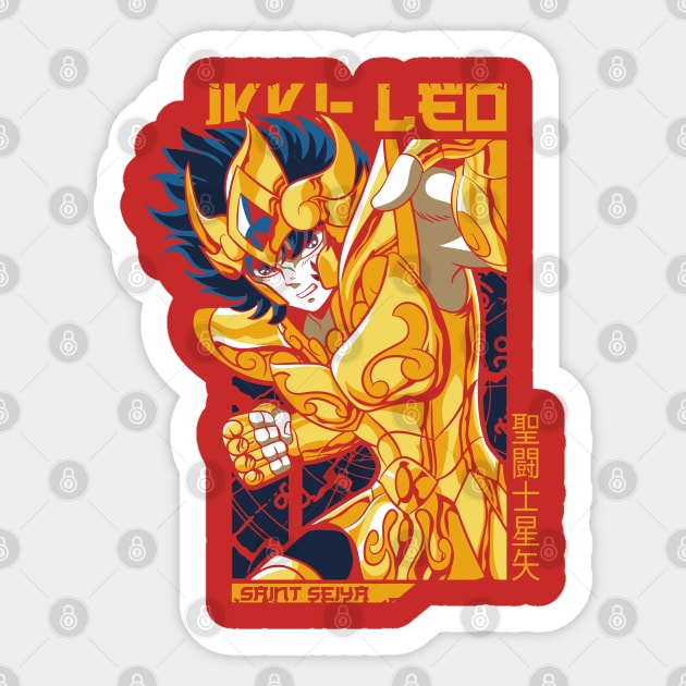 The Yellow Dragon - Saint Seiya - Sticker | TeePublic
